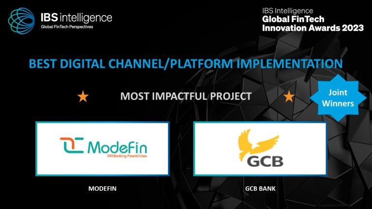Most Impactful Project Award to Modefin & GCB under Best Digital Channel / Platform ...